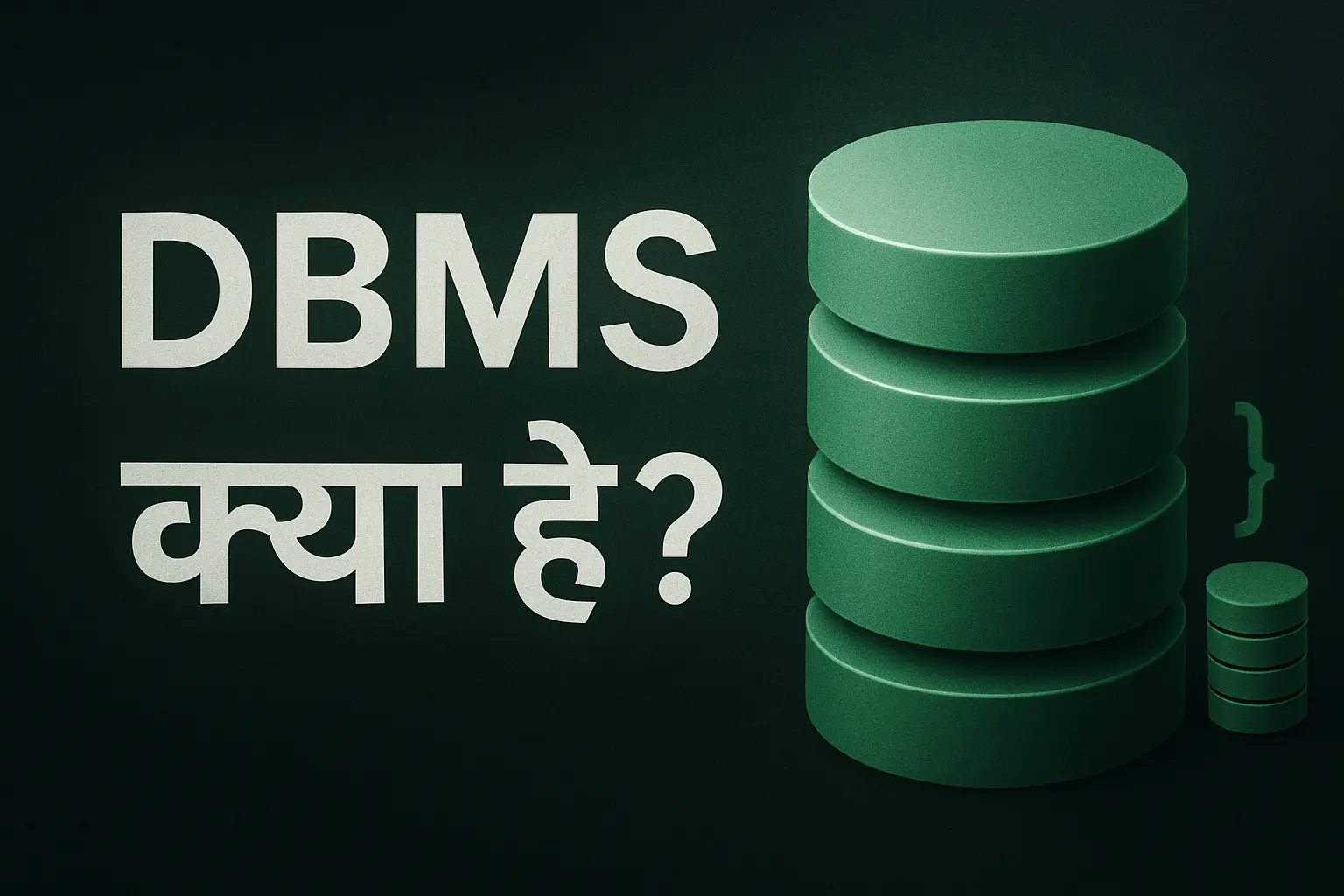 DBMS kya hai ? Learn What is DBMS in Hindi in best way 2025